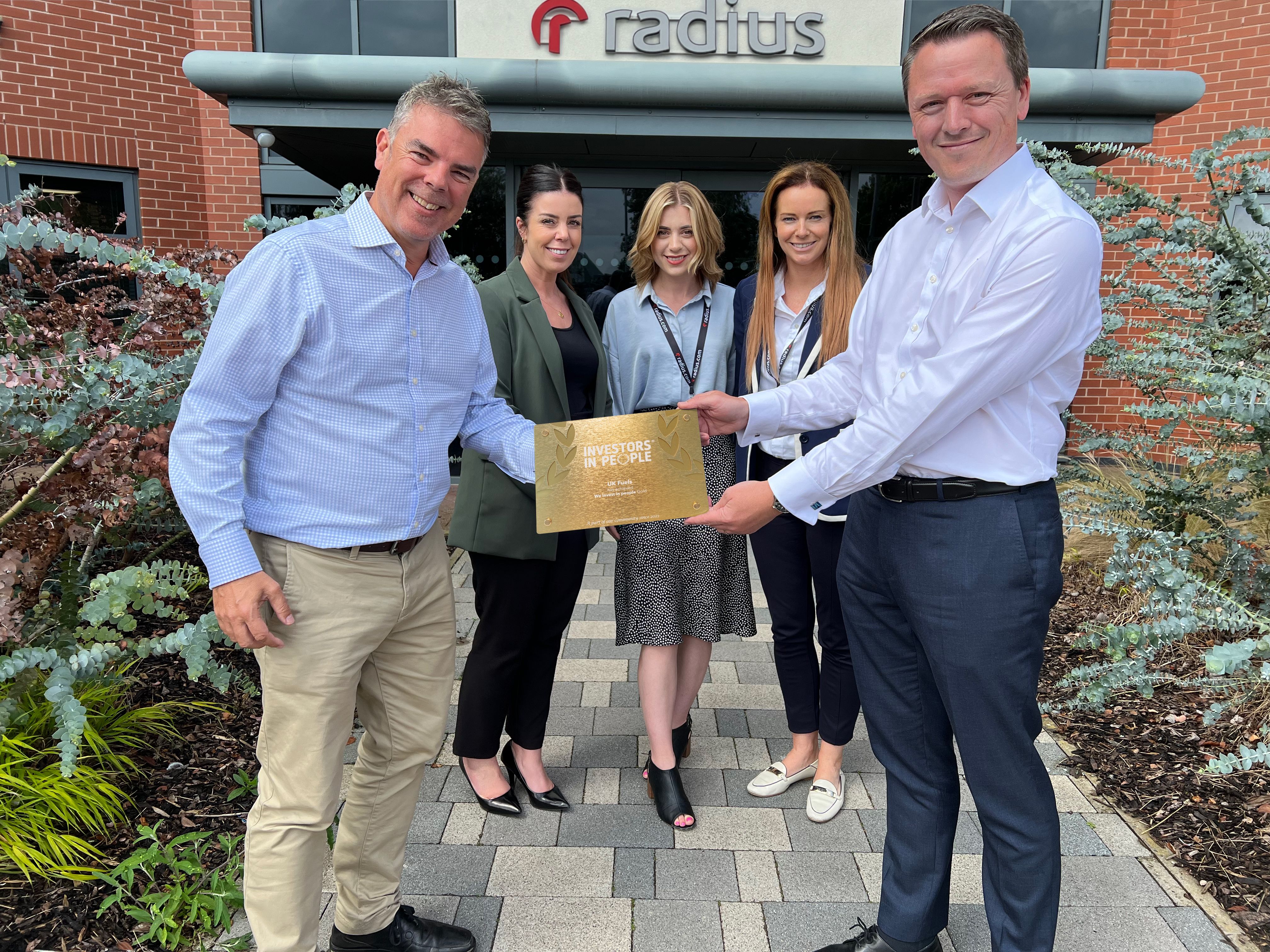 UK Fuels team gains IiP gold