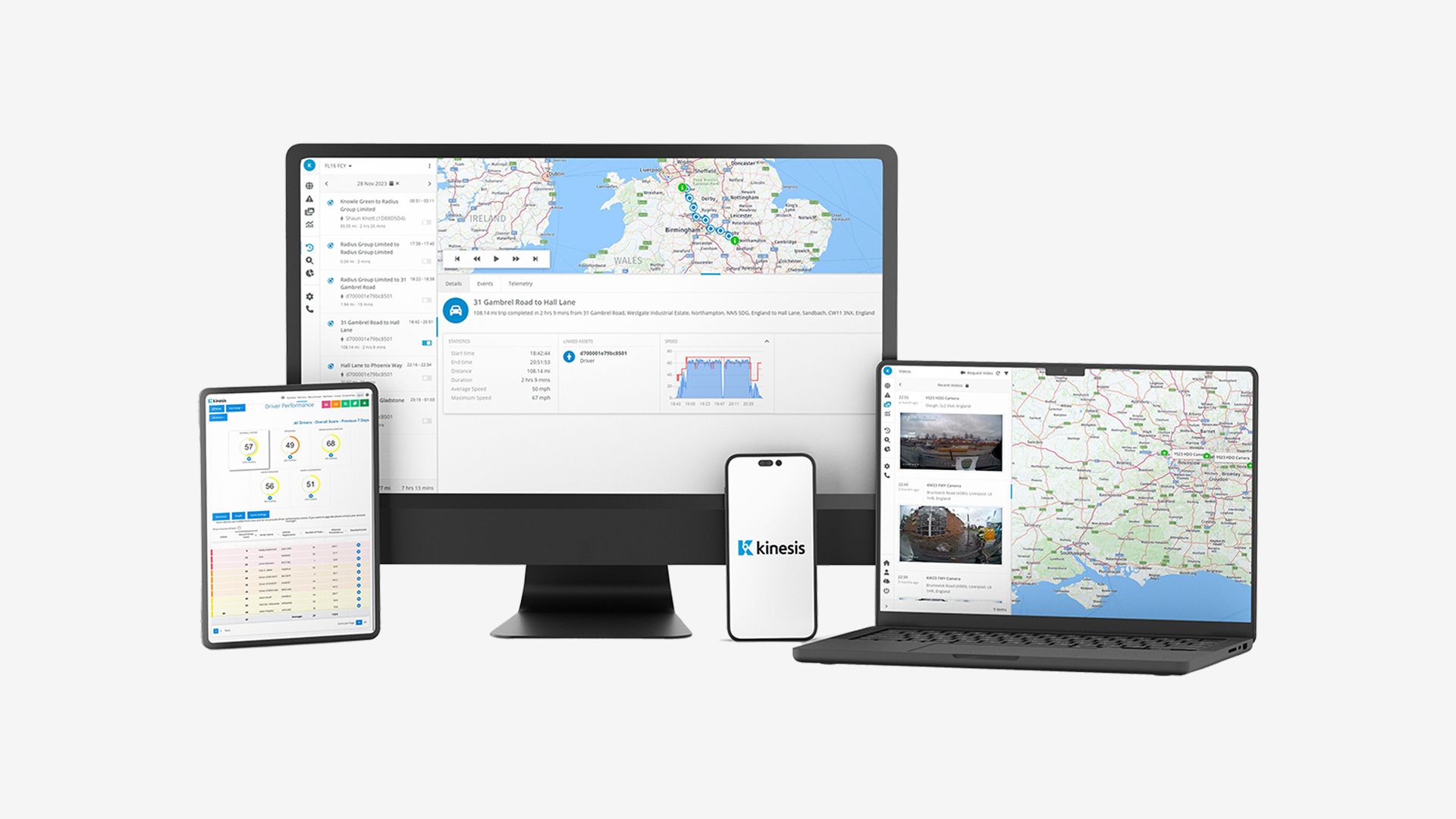 Kinesis | Essential Telematics Software | Radius